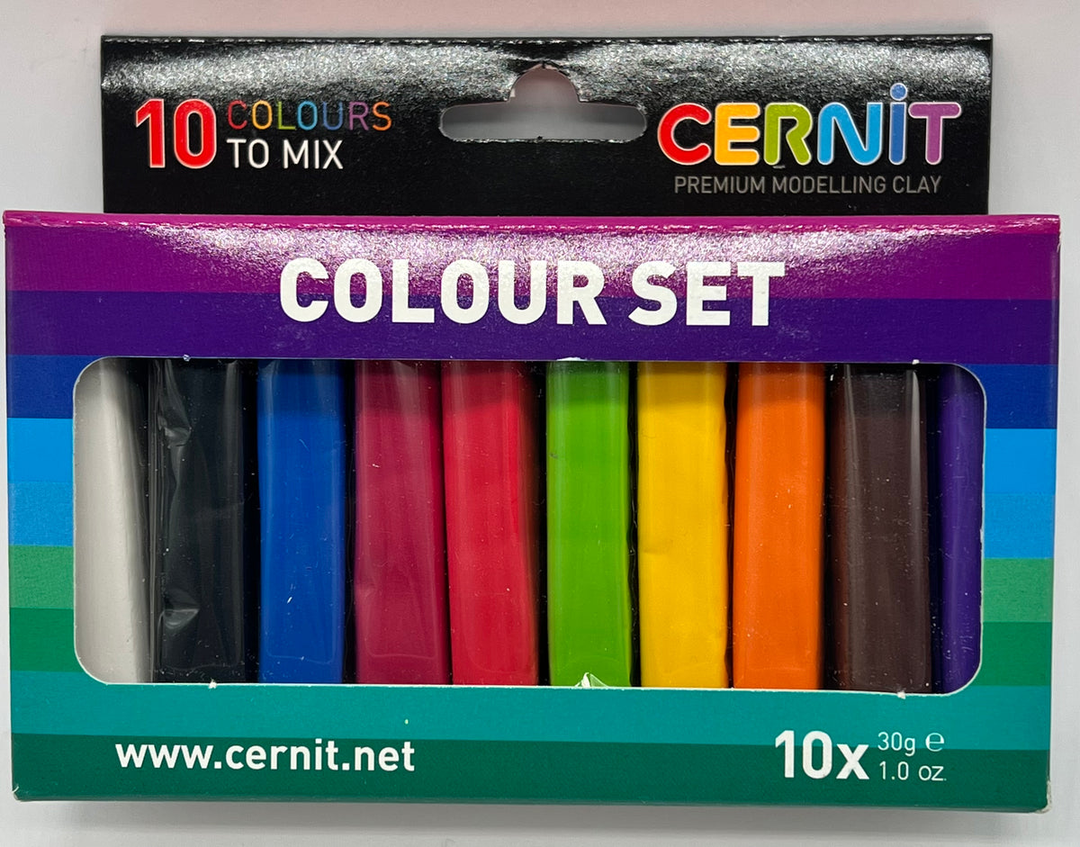 Cernit 10 color set 300g – Woodesgoodies.com