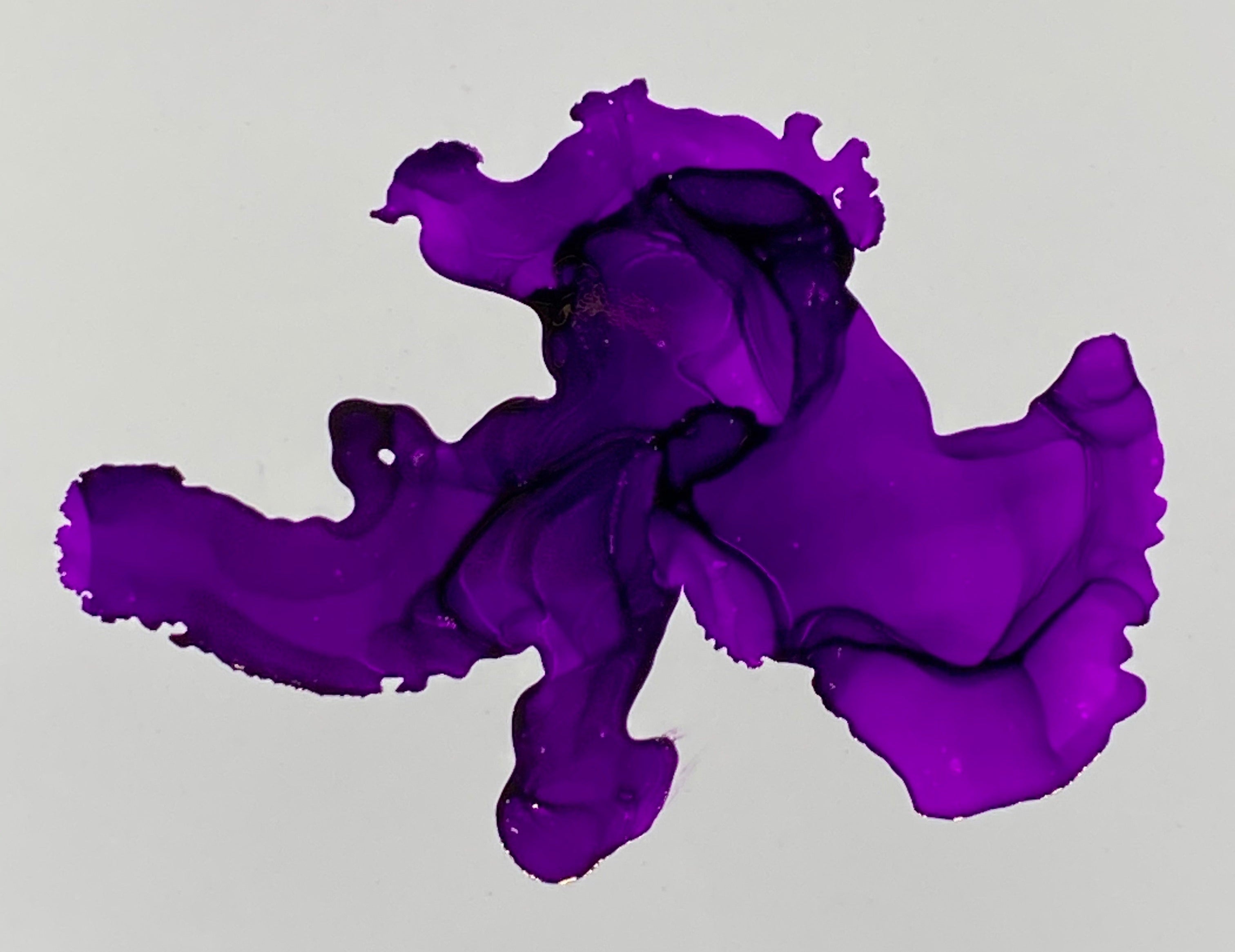 Purple Ink In Water